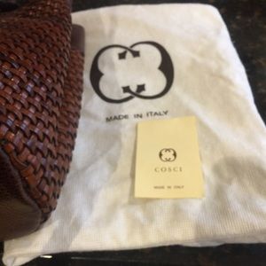 Cosci | Bags | Cosci Italian Hand Woven Leather Shoulder Bag | Poshmark